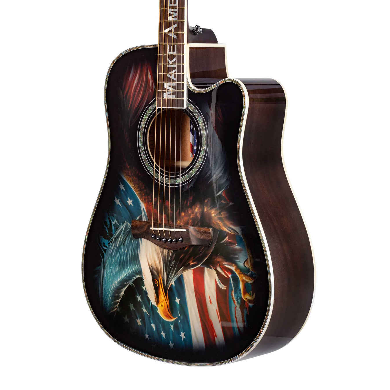 AMERICAN EAGLE ACOUSTIC GUITAR – GetTrumpGuitars.com